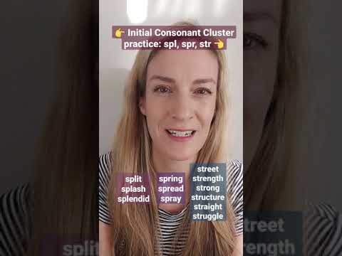 👉 Initial Consonant Cluster practice: spl, spr & str 👈