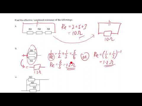 Finding Total Effective Resistance | Evan's Space