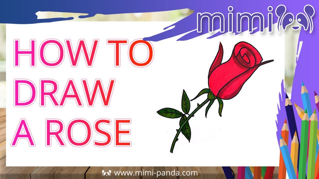 How to Draw a Rose – Step by Step