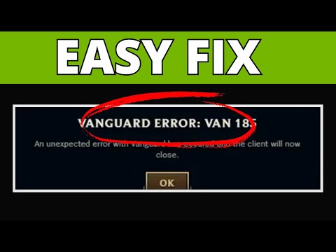How To Fix League of Legends Vanguard Error VAN 185 | Full Working Solution 2025