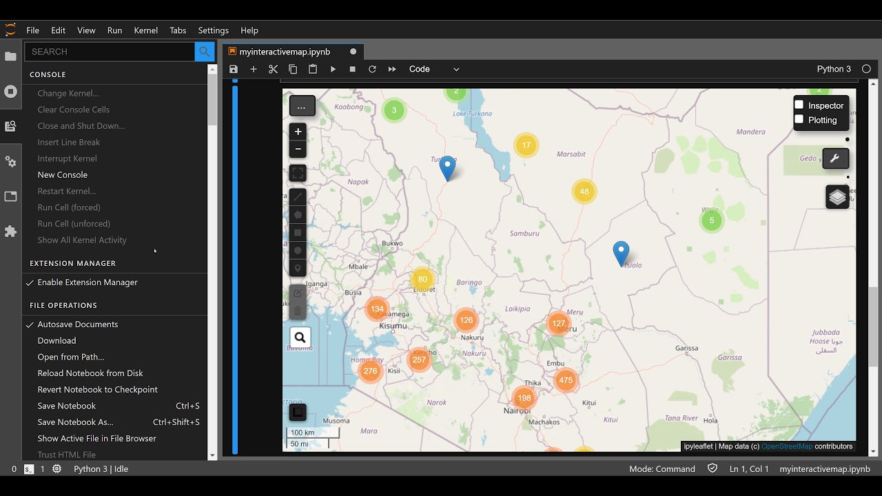 Spatial Data Science with Python -  Install Geopandas, Geemap & JupyterLab for Interactive Mapping