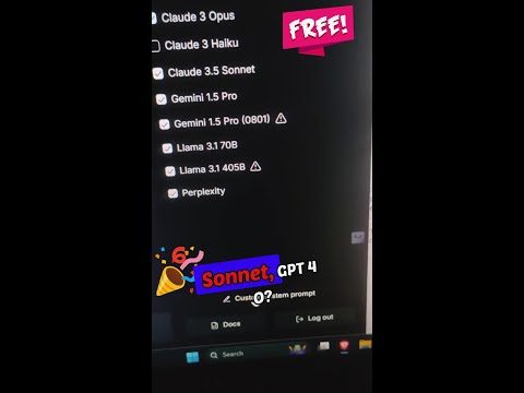 How to get Free Access to GPT-4o, Claude 3.5 & More 😲 #shorts