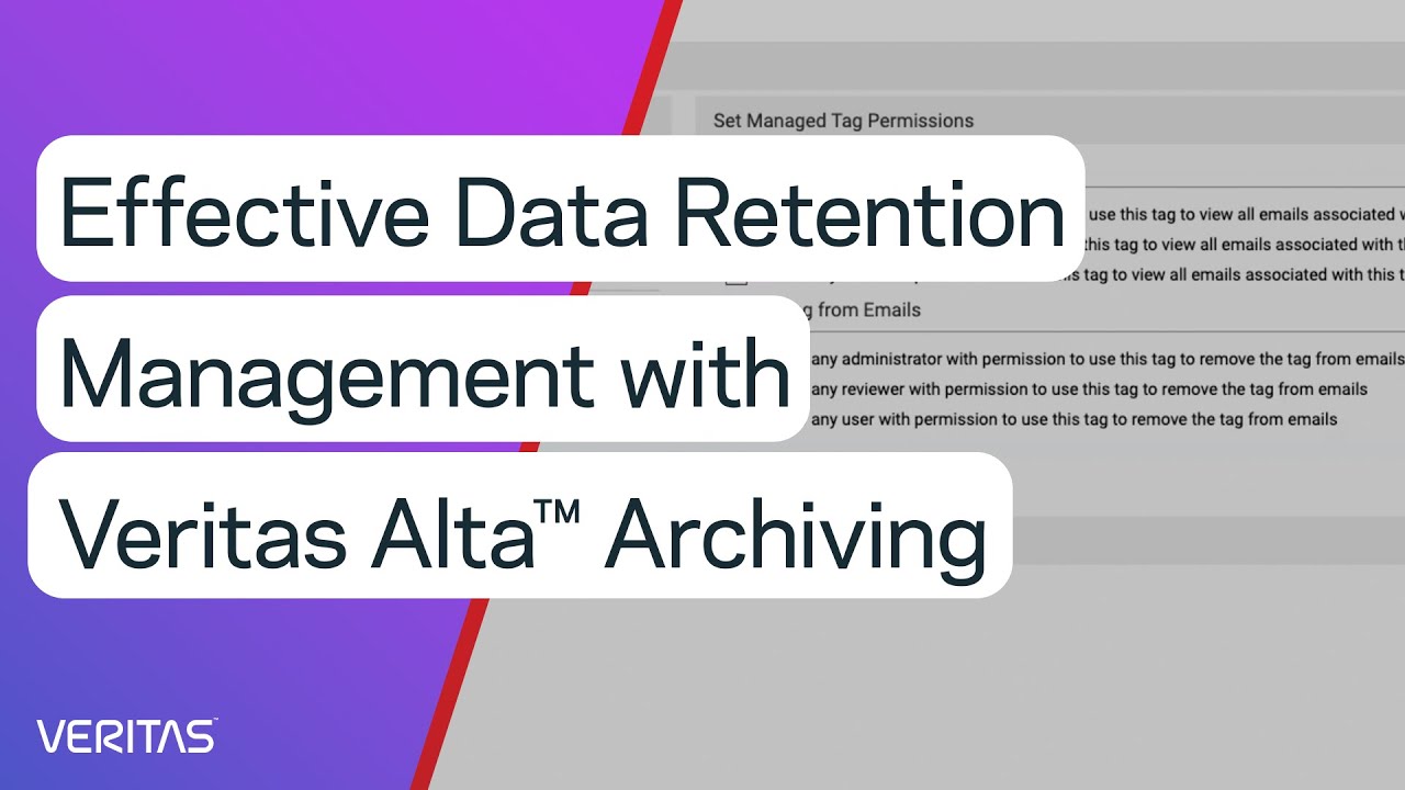 Effective Data Retention Management