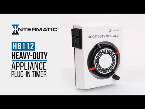 Install the Intermatic HB112 Heavy-Duty Plug-In Timer