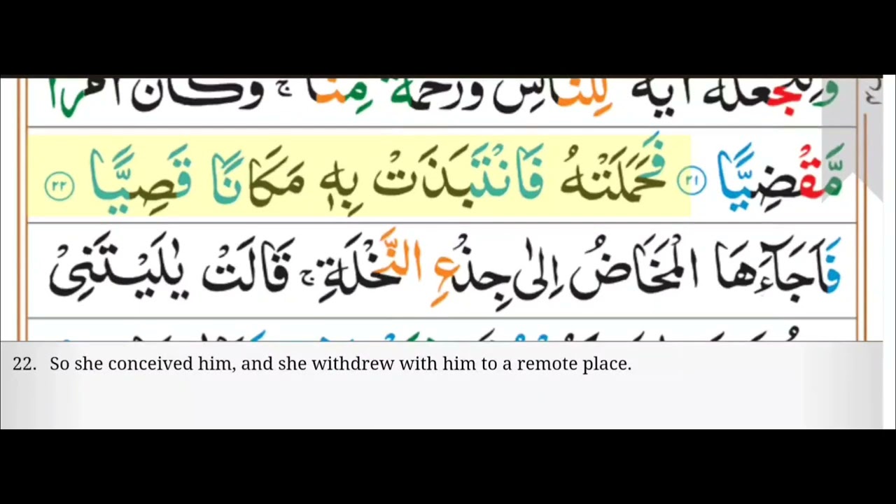 Surah Mariyam Ayah 1 to 40 Beautiful Recitation By Sheikh Abdullah Basfar