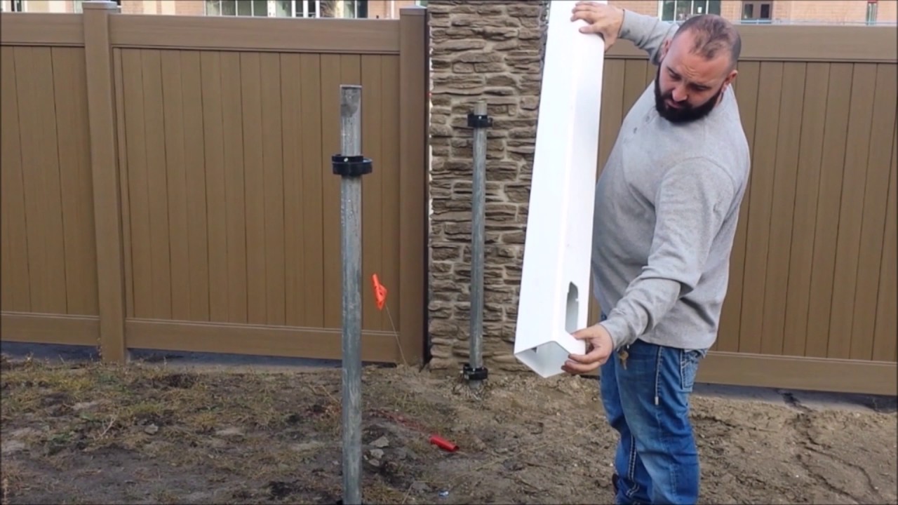 PVC, Vinyl Fence Install Step #3