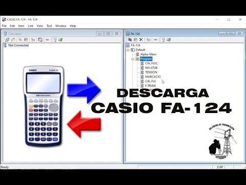 descargar e instalar CASIO FA-124