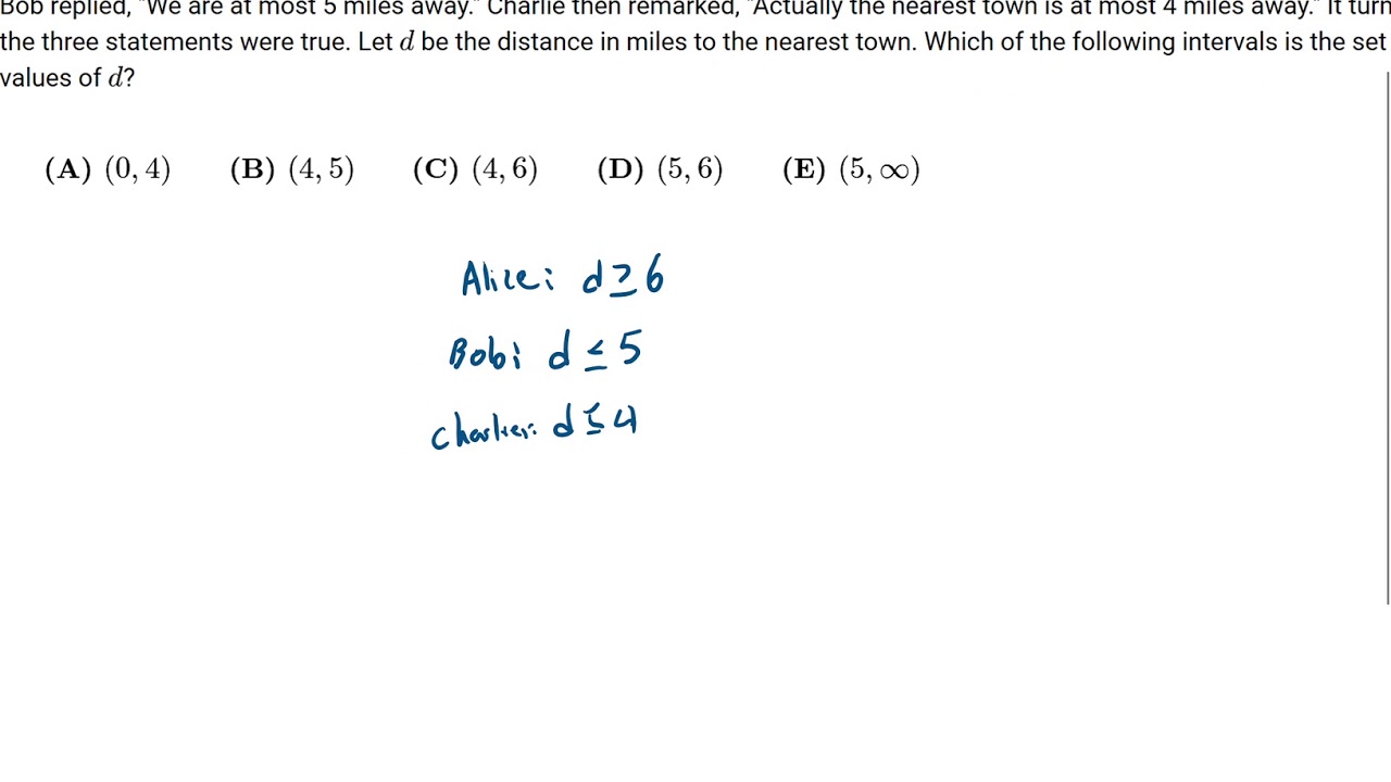 2018 AMC 10A: Problem 5
