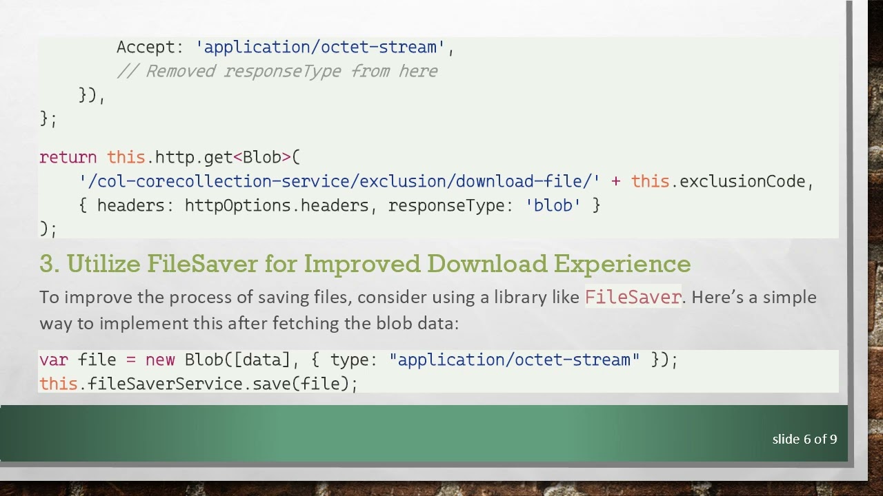 How to Download Files from an API in Angular