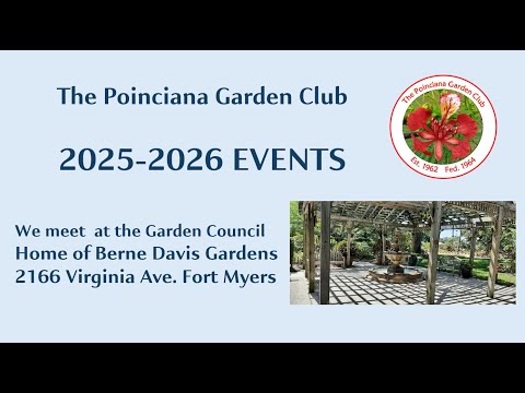 2025 2026 Events - The Poinciana Garden Club