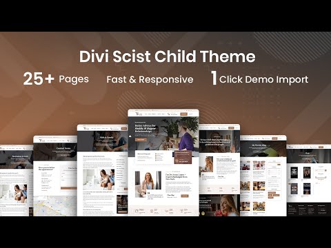 Scist Divi Child Theme - One Click Demo Import