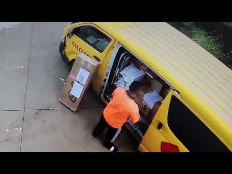 Proof of Courier's Please driver picking up my package.