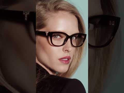 Timeless rectangular frames paired with Tiffany & Co.