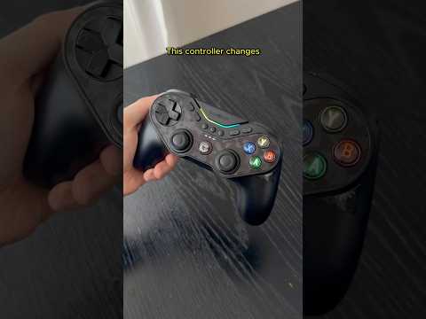 The GameSir Tarantula Pro controller mechanically changes it button layout depending on the console