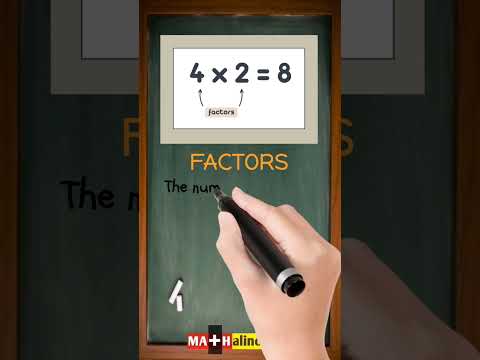 What are Factors in Math? | Math Dictionary | MATHalino123