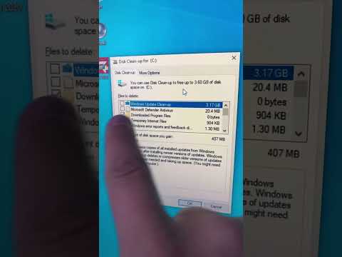 Remove old Windows updates to increase storage space