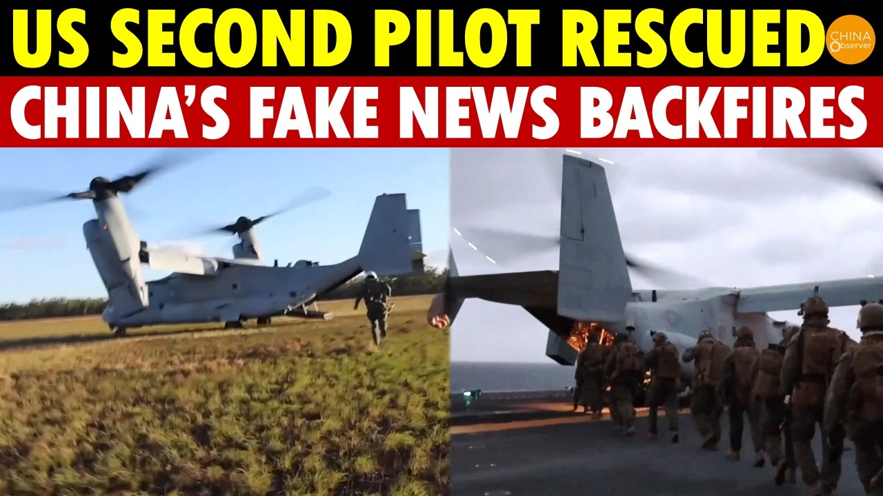 Boom! U.S. Saves 2nd Pilot—China & Iran’s Story Falls Apart LIVE!