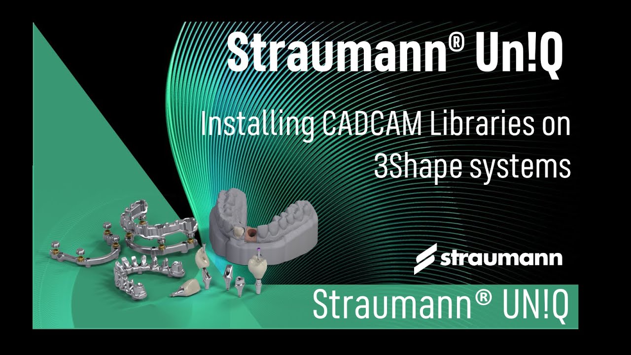 Installing Straumann CADCAM Libraries on 3shape Systems