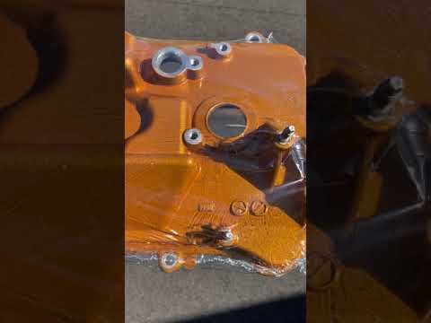Toyot 2GR-FE Valve cover (powder coated in Prismatic powders "Spanish Fly" orange