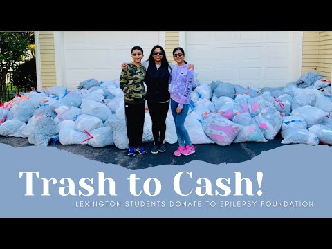 Trash To Cash! Clothes Donation to Epilepsy Foundation