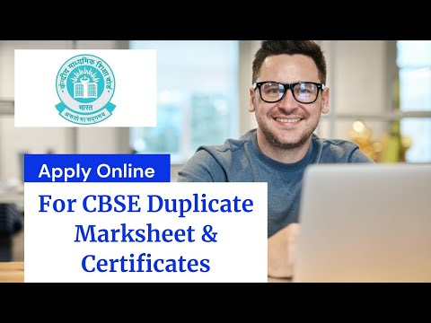 CBSE Duplicate Marksheet and Certificate | Apply Online
