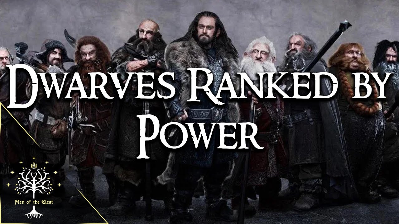 Dwarves Ranked by Power (Using Lore) - Tier List (LOTR, Hobbit & Silmarillion)