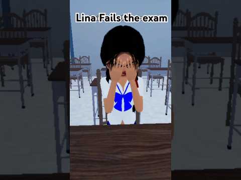 Lina fails the Spanish exam @AvocadoPlayz #dresstoimpress #rp #roblox