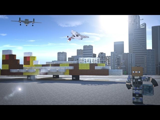minecraft : aircraft battle Minecraft Map