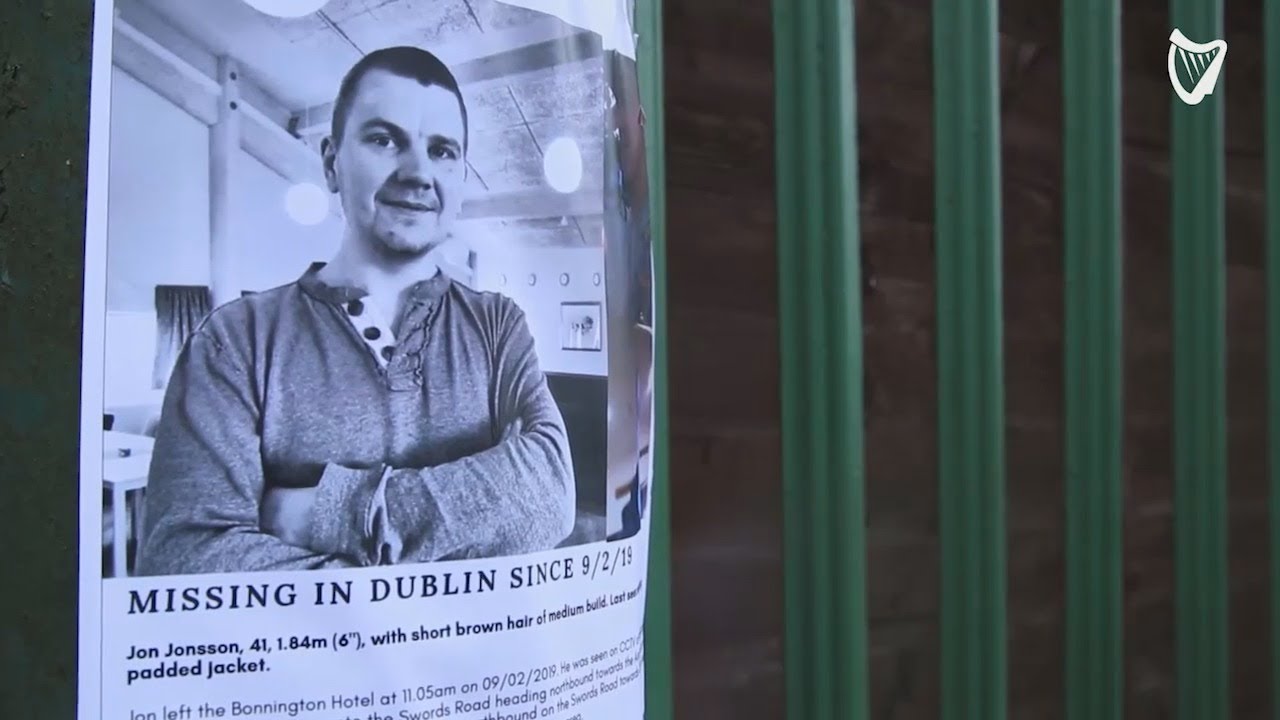 ARCHIVE: Gardai's first appeal for missing Icelandic man Jon Jonsson