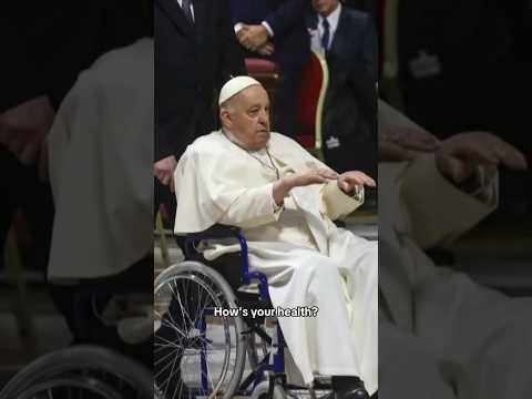Pope Francis on his health #shorts