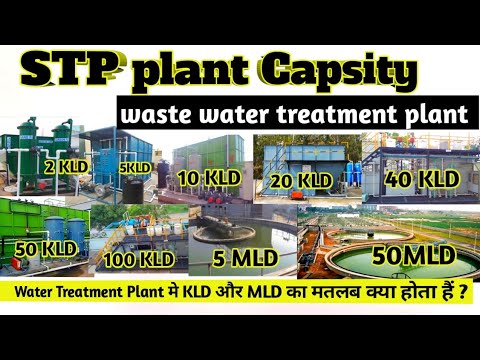 Sewage Treatment Plant Capacity- 2 KLD To 50 MLD|What Is KLD And MLD In Water Treatment Plant