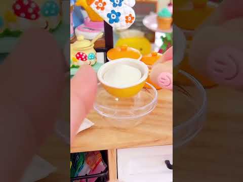 Mini kitchen set ASMR Mini cooking Re-ment #rement #minicooking #minifood #miniature
