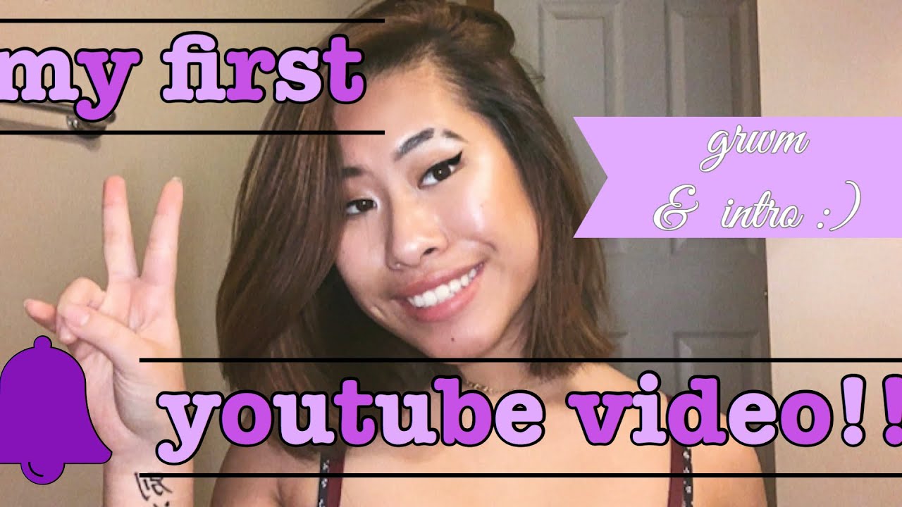 my FIRST youtube video!! (grwm/intro)