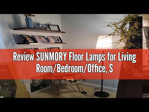 Review SUNMORY Floor Lamps for Living Room/Bedroom/Office, Standing Lamp with LED Bulb, 3 Color Temp