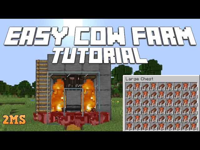 What do cows eat in Minecraft Bedrock Edition?