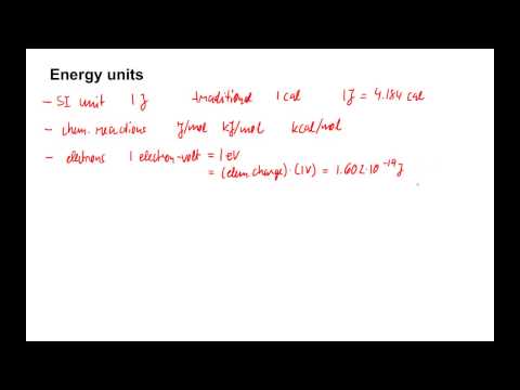 455: Energy units