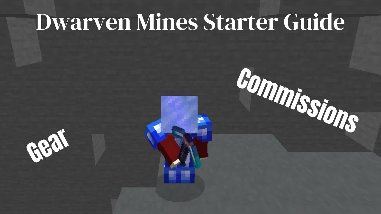 Dwarven Mines Beginners Guide (Starter Gear, Commissions, & More)  - Hypixel Skyblock