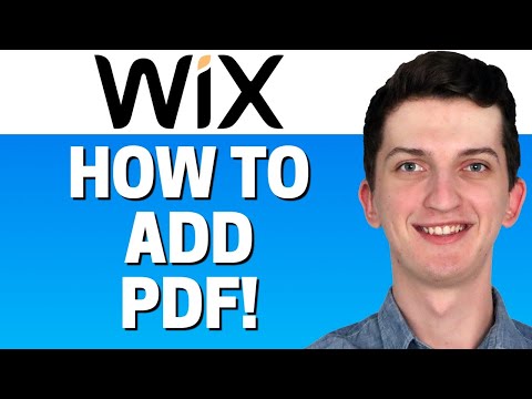 How To Add PDF File In Wix