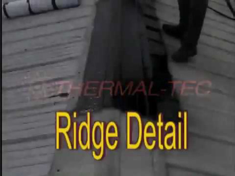 Ridge Cap Improvement | MR Multi-Ply Roofing System | Thermal-Tec