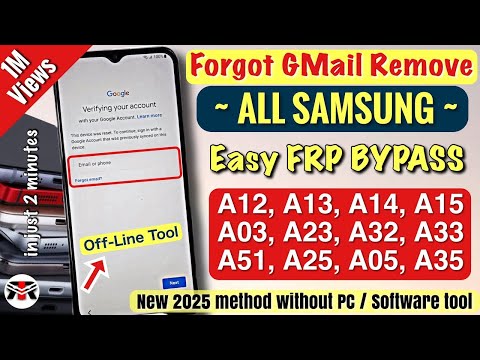 2025 All Samsung FRP Bypass (100% Work) Android 12-13-14 Latest Trick💯% FRP Unlock Without Pc 2025