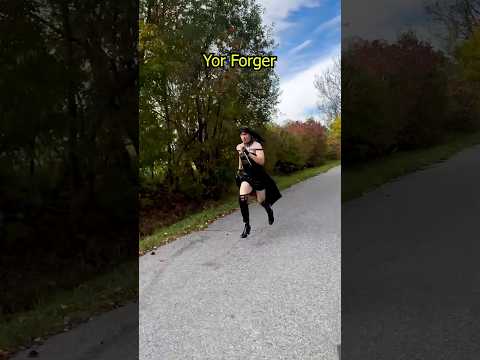 Sprinting in Anime Costumes (ib: @DanielLaBelle ) #anime #naruto #spyxfamily #onepiece