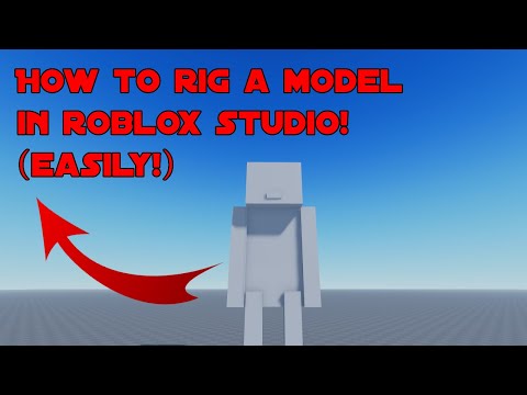 How to rig a MODEL in Roblox Studio Easily!