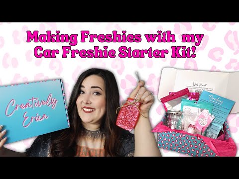 How To Make Car Freshies / Freshie Starter Kit Reveal / Car Freshener Tutorial / Easy DIY Car Charms