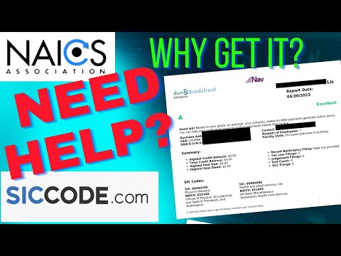 Help Getting NAICS and SIC Code for Your Business #businesscredit #credit #business #businesstips