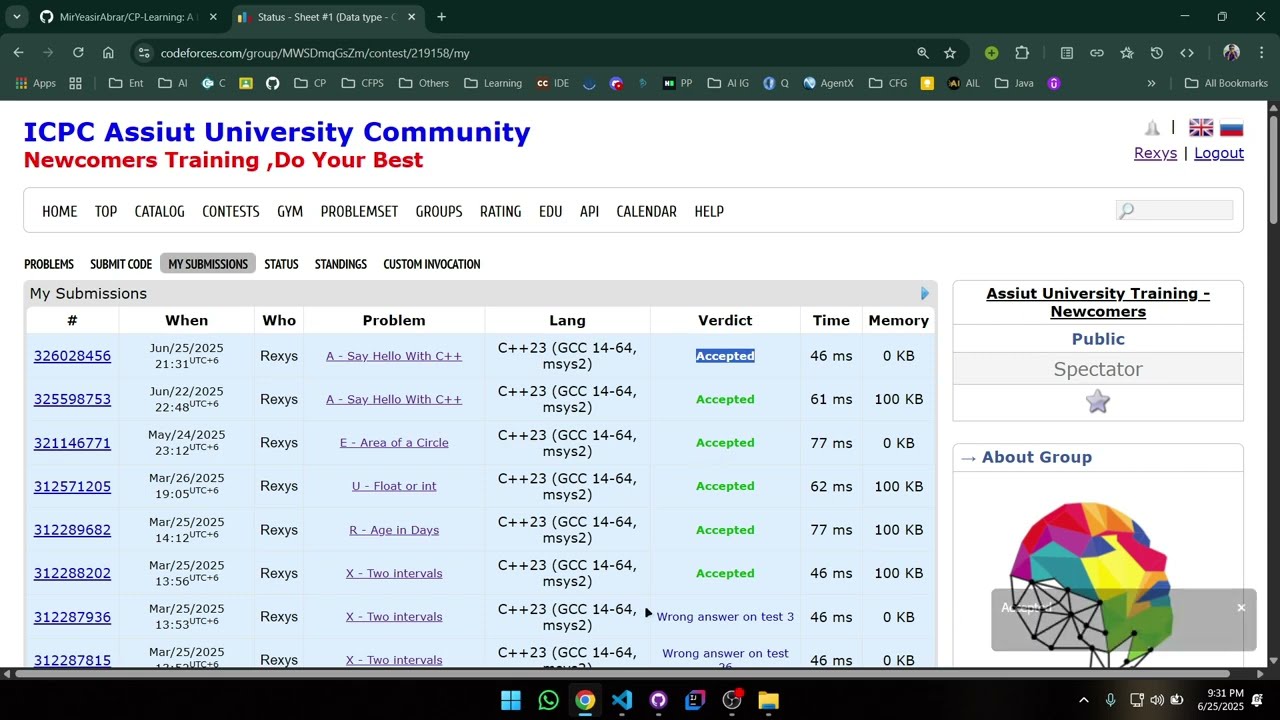 Basic GitHub Repository Setup with Codeforces - 100 Day Coding Challenge