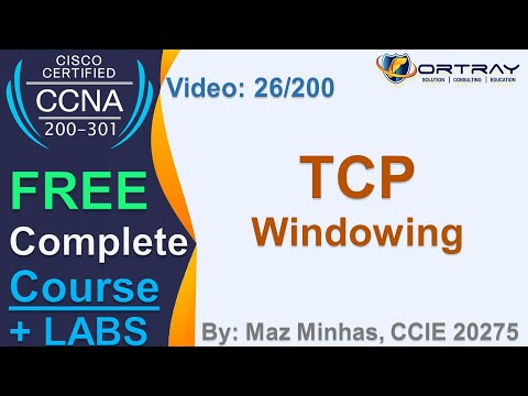 Free CCNA | 26-TCP Windowing | Day 1 | CCNA 200-301 Complete Course