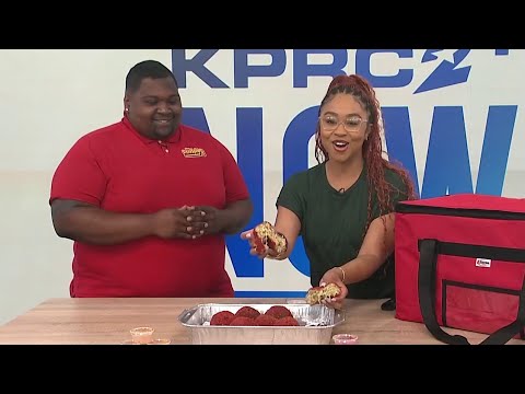 HTX Food Plug pulled up with his viral Hot Cheeto boudin balls
