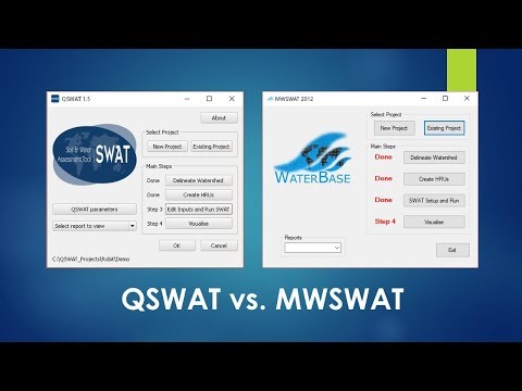 QSWAT vs. MWSWAT – SWAT Output Viewer