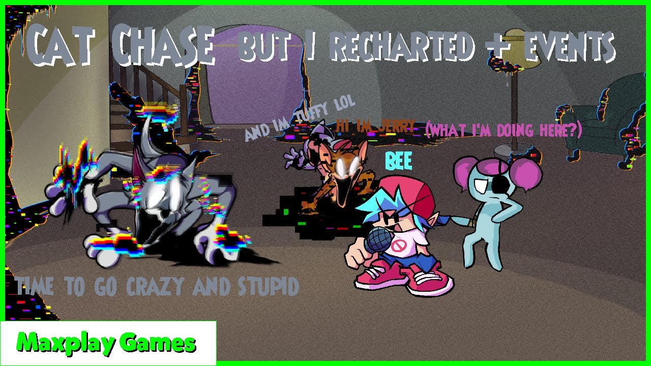 Cat Chase but I recharted + events | FNF: The Basement Show V2 [+ DOWNLOAD]
