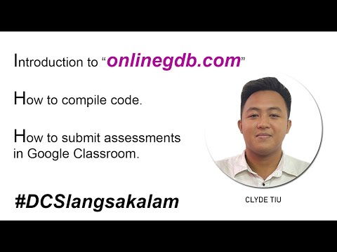 How to use "onlinegdb.com" online compiler.